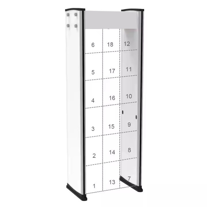 User-Friendly Control Panel Walk Through Metal Detector with Standby ...