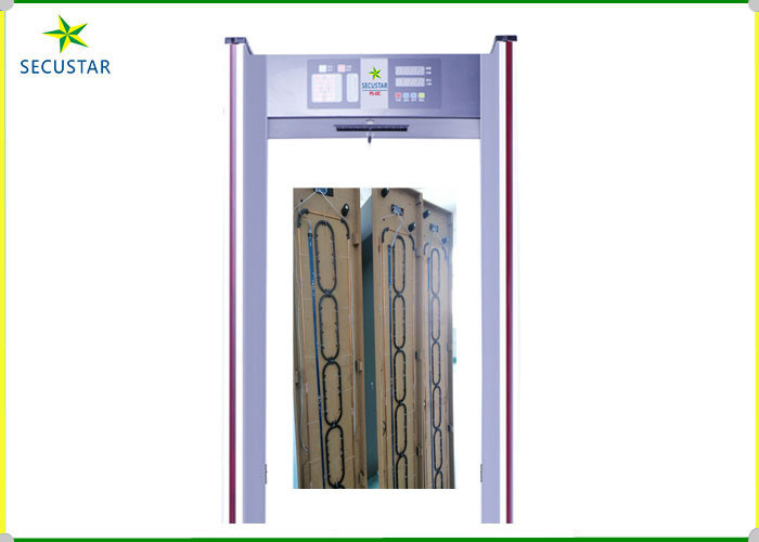 Shopping Mall Entrance Walk through Metal Detectors For Public Security