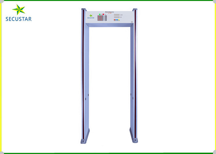 18 Zone Metal Walk Through Gate , Security Gate Scanner For Public ...