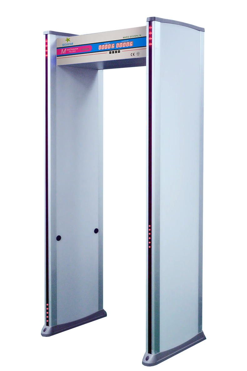 Led Alarm Archway Metal Detector Six Detection Zones For Ferrous / Non ...