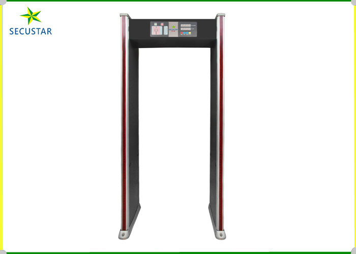 6 Detection Zones Walk Through Security Metal Detector Led Alarm In ...