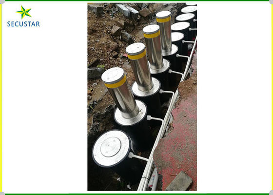 Remote Control Hydraulic Rising Bollards , Electric Retractable ...